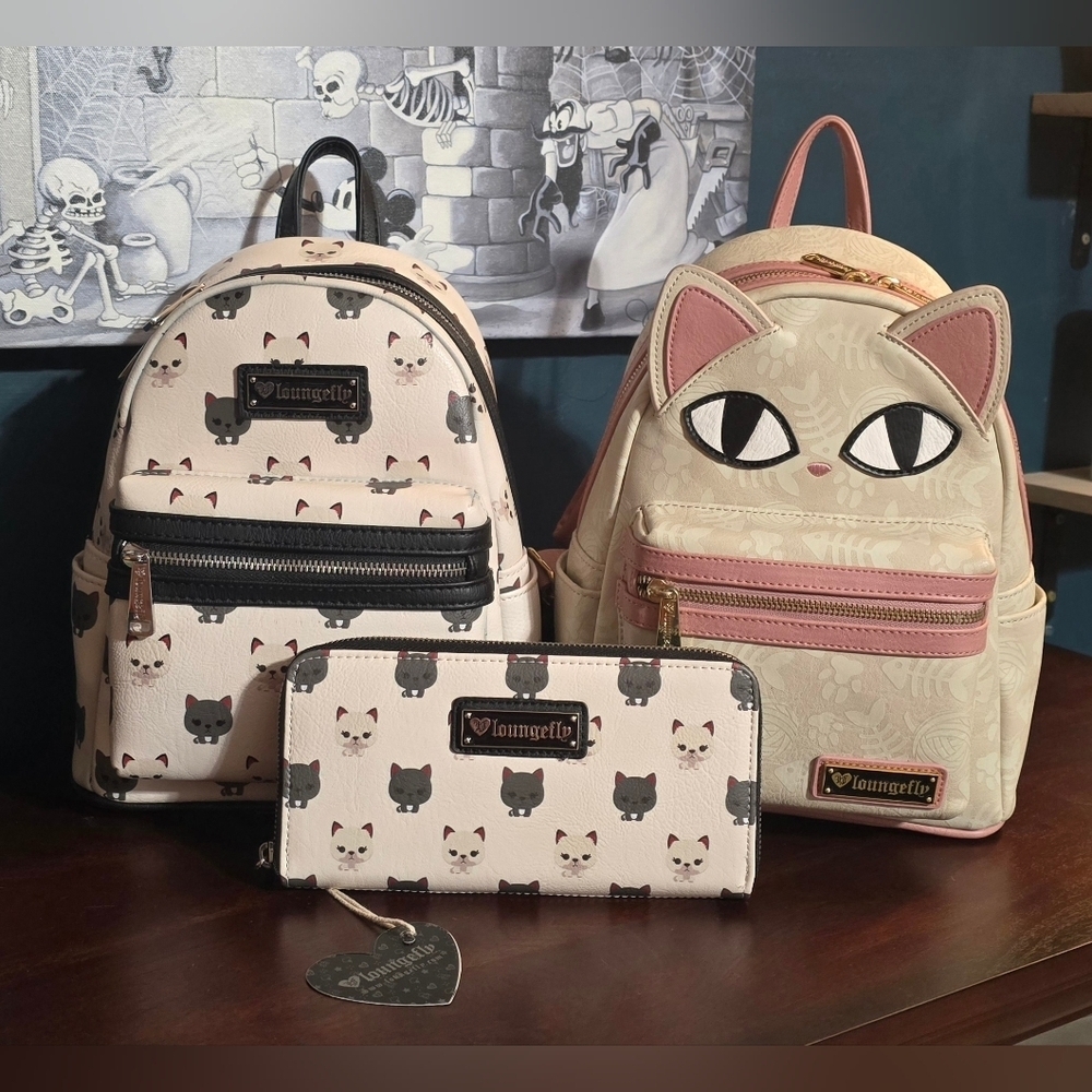 Loungefly Logo Cat Bundle - Gem